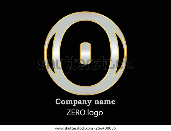 Number Logo Designnumber Zero Logologo 0 Stock Vector (Royalty Free ...