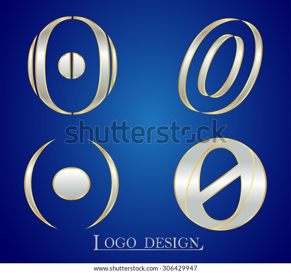 Number Logo Designnumber Zero Logologo 0 Stock Vector (Royalty Free ...
