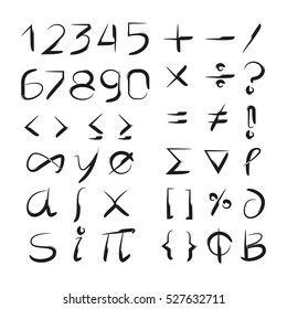 Number Math Symbols Stock Vector (Royalty Free) 527632711 | Shutterstock