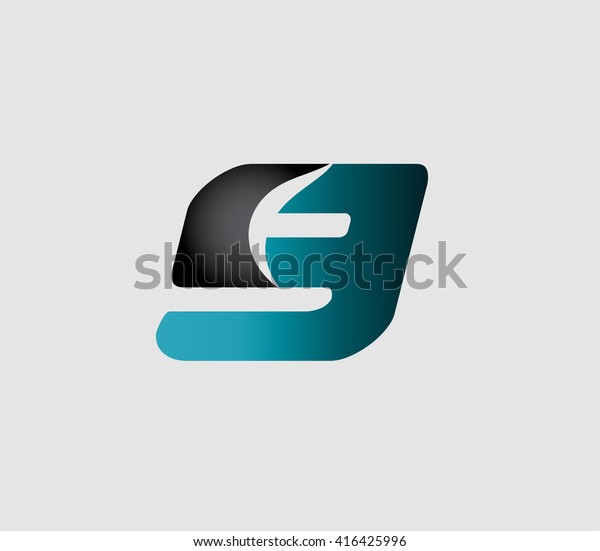Number Nine 9 Logo Icon Template Stock Vector (Royalty Free) 416425996