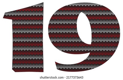 2,292 White Numbers On Black Background 19 Images, Stock Photos ...