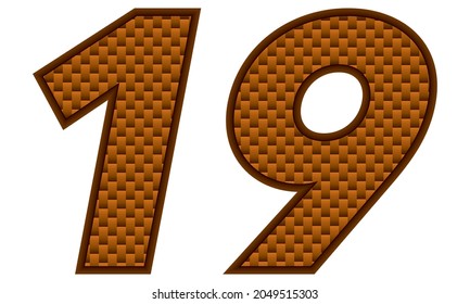 2,325 Number Nineteen Vector Images, Stock Photos & Vectors | Shutterstock