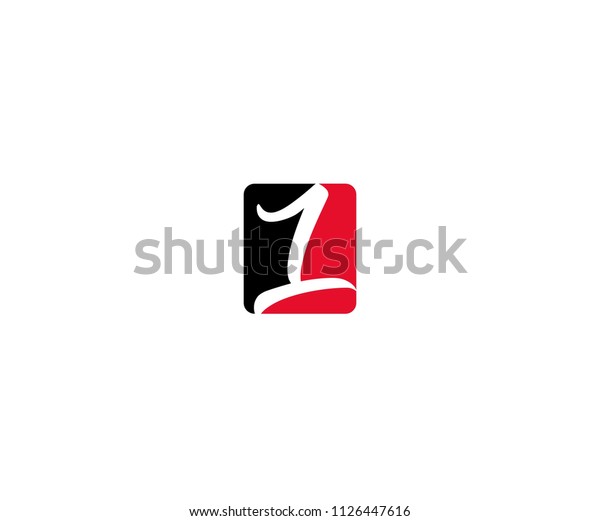 Number One 1 L Logo Design Stock Vector (Royalty Free) 1126447616 ...