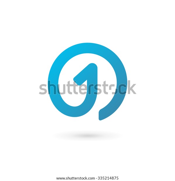 Number One 1 Logo Icon Design Stock Vector (Royalty Free) 335214875