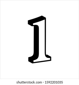 Number One Number 1 Vector Art Stock Vector (Royalty Free) 1592201035 ...