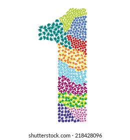 Number One Alphabet Stock Vector (Royalty Free) 218428096 | Shutterstock