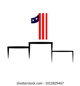 162 Number 1 American Flag Stock Vectors, Images & Vector Art ...