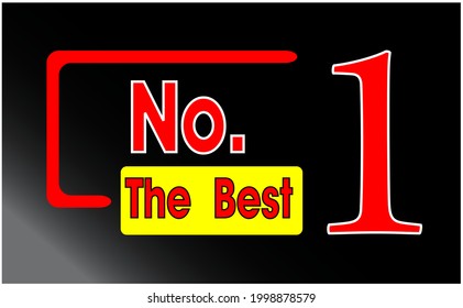 Number One Most Best Stock Vector (Royalty Free) 1998878579 | Shutterstock