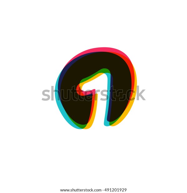 Number One Overlay Logo Color Shift Stock Vector (Royalty Free ...