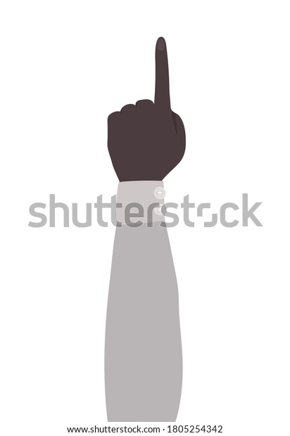 Number One Sign Black Hand Design Stock Vector (Royalty Free) 1805254342 | Shutterstock