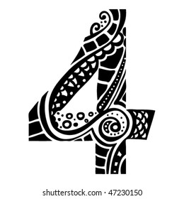 32,044 Decorative numbers ornaments vector Images, Stock Photos ...