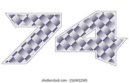 1,724 Number seventy four Images, Stock Photos & Vectors | Shutterstock