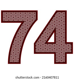 1,724 Number seventy four Images, Stock Photos & Vectors | Shutterstock