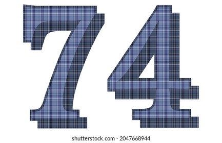 1,724 Number seventy four Images, Stock Photos & Vectors | Shutterstock