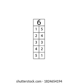 Composition Number Three Table Sign Stock Vector (Royalty Free ...
