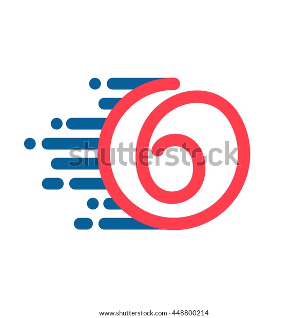 Number Six Logo Circle Speed Line 스톡 벡터(로열티 프리) 448800214 | Shutterstock