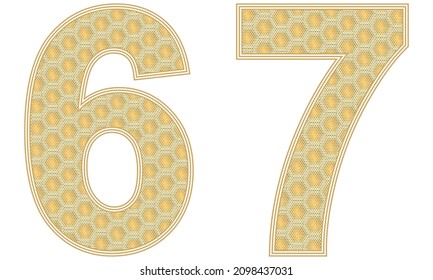 3,280 Number sixty seven Images, Stock Photos & Vectors | Shutterstock