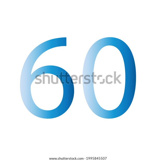 Number Sixty Simple Clip Art Vector: เวกเตอร์สต็อก (ปลอดค่าลิขสิทธิ์ ...