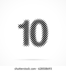 5,848 Halftone dots numbers Images, Stock Photos & Vectors | Shutterstock