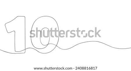 Number 10 Drawing | Free download on ClipArtMag