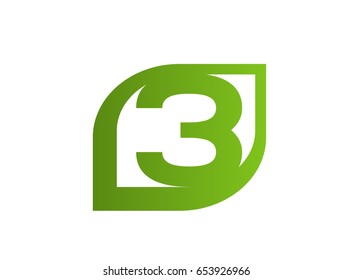 Number Three Logologo 3 Vector Template Stock Vector (Royalty Free ...