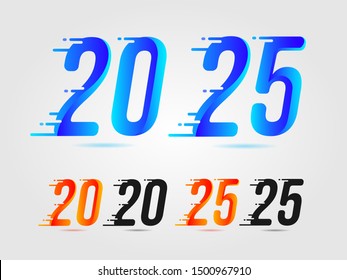 Number Twenty 20 Twenty Five 25 Stock Vector (Royalty Free) 1500967910 ...