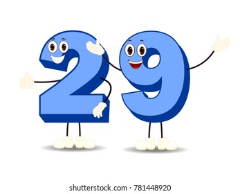 Number Ninety Nine Cartoon Vector Image: เวกเตอร์สต็อก (ปลอดค่า ...