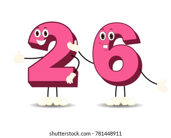 Number Eighteen Cartoon Vector Image Stock Vector (Royalty Free ...