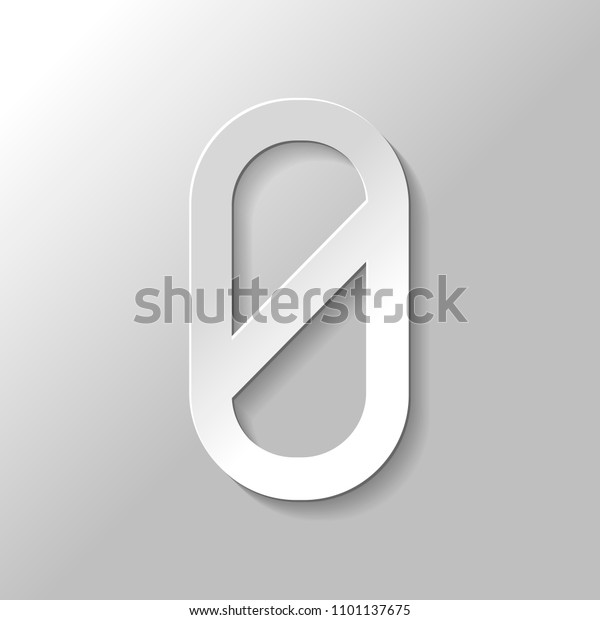 Number Zero Numeral Simple Letter Paper Stock Vector (Royalty Free ...