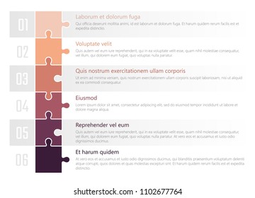 Numbered List Template Chart Table Vector Stock Vector (Royalty Free ...