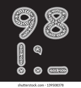 4,864 Lace numbers Images, Stock Photos & Vectors | Shutterstock