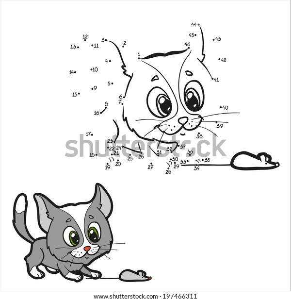 Numbers Game Cat Stock Vector (Royalty Free) 197466311 | Shutterstock