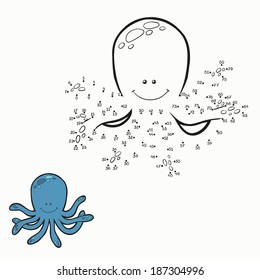 Numbers Game Octopus Stock Vector (Royalty Free) 187304996 | Shutterstock