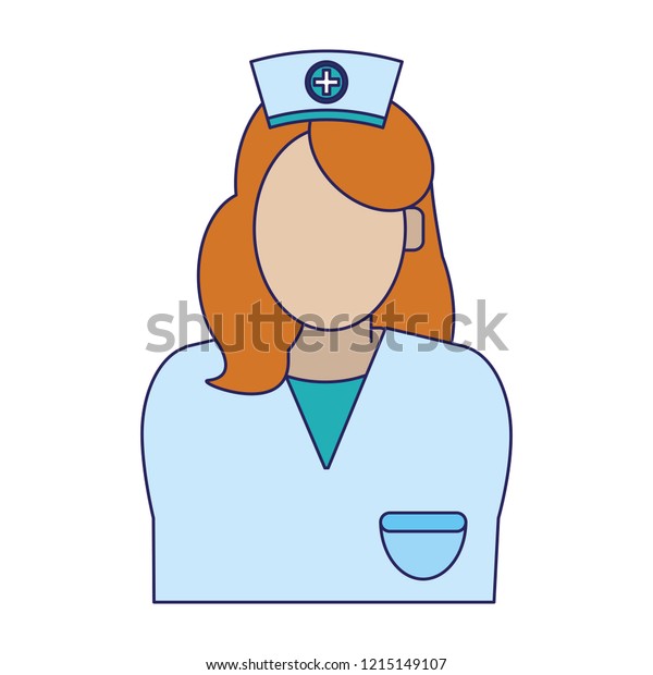 Nurse Avatar Faceless Stock Vector (Royalty Free) 1215149107 | Shutterstock