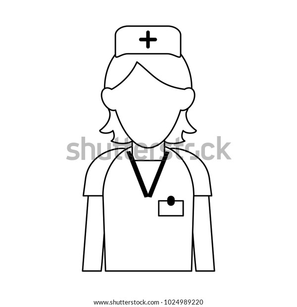 Nurse Faceless Avatar Stock Vector (Royalty Free) 1024989220 | Shutterstock