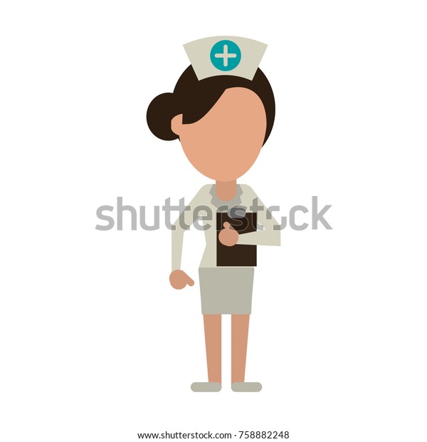 Nurse Faceless Avatar Stock Vector (Royalty Free) 758882248 | Shutterstock