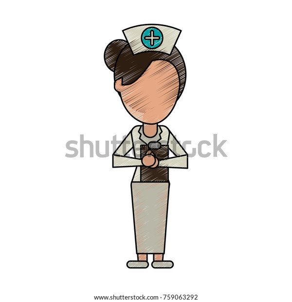 Nurse Faceless Avatar Stock Vector (Royalty Free) 759063292 | Shutterstock