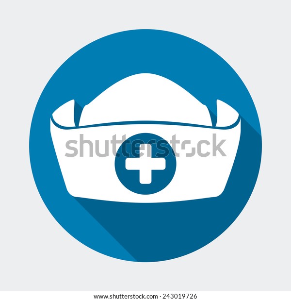 Nurse Hat Design Vector Illustration Eps10 Stock Vector (Royalty Free ...