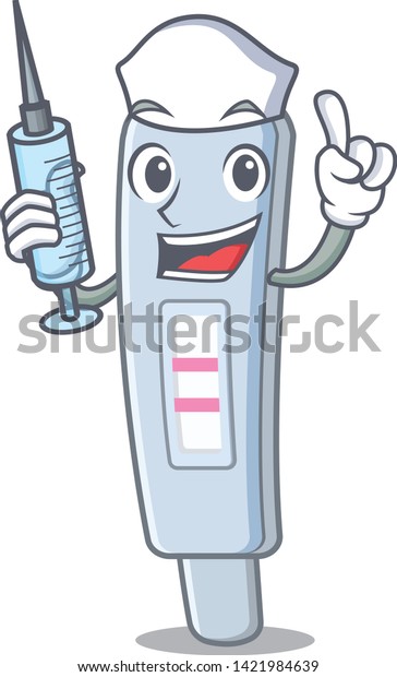 Nurse Test Pack Isolated Cartoon Stock Vector (Royalty Free) 1421984639