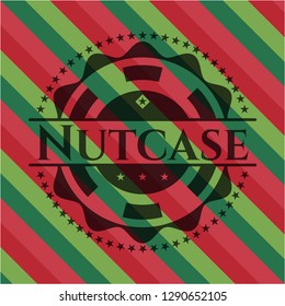 Nutcase Christmas Emblem Background Stock Vector (Royalty Free ...