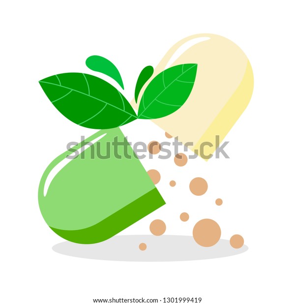 Nutraceuticals Logo Design Phytopreparations Vector Designpills Stock ...