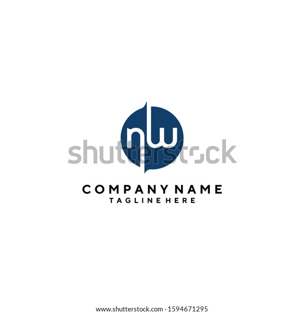 Nw Logo Vectorwn Letter Logo Stock Vector (Royalty Free) 1594671295 Nw Logo Vectorwn Letter Logo Stock Vector (Royalty Free) 1594671295