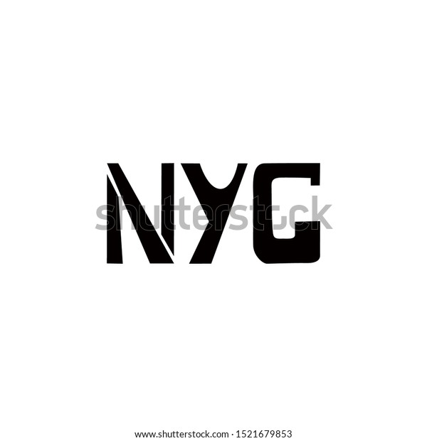 Nyc Stencil Lettering Spray Paint Graffiti Stock Vector (Royalty Free ...