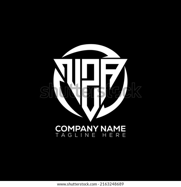 Nza Initial Modern Logo Design Vector Stock Vector (Royalty Free ...