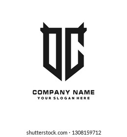 O C Initial Letter Modern Logo Stock Vector (Royalty Free) 1308159712 ...