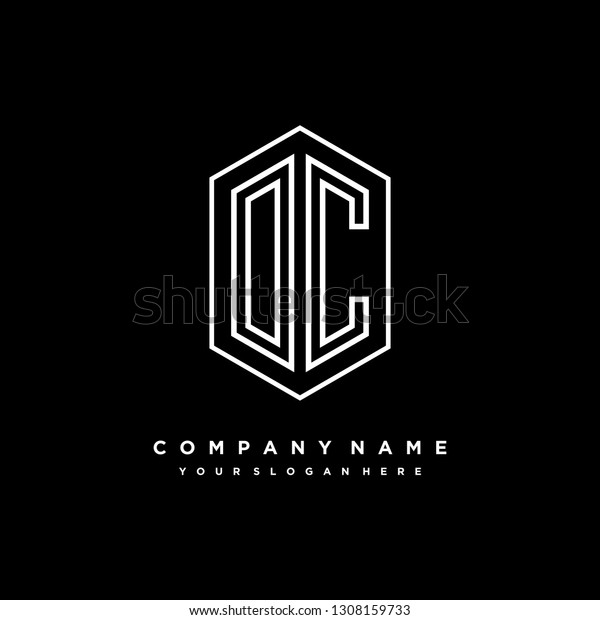 O C Initial Letter Modern Logo Stock Vector (Royalty Free) 1308159733 ...