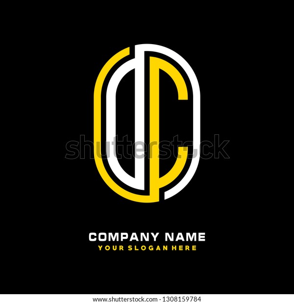 O C Initial Letter Modern Logo Stock Vector (Royalty Free) 1308159784 ...