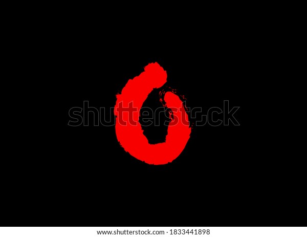 O Horror Bloody Scary Vector Letter Stock Vector (Royalty Free ...