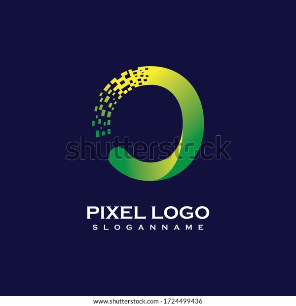 O Letter Creative Logo Design Digital Stock Vector (Royalty Free ...