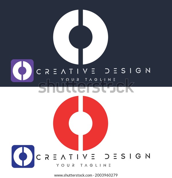 O Letter Creative Logo Design Stock Vector (Royalty Free) 2003960279 ...